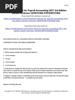 Payroll Journal Entry Template Guide | PDF