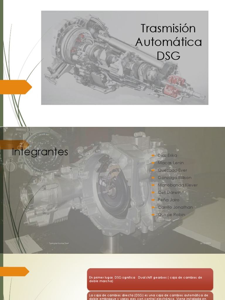 Trasmisión Automática DSG | PDF