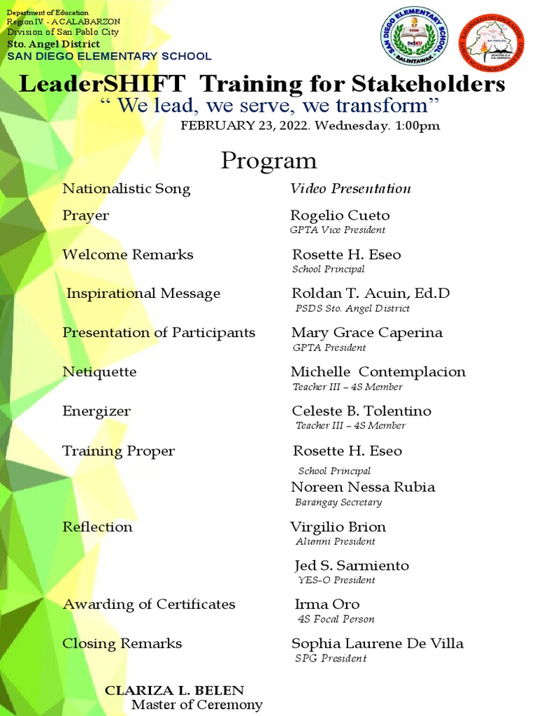 Leadership Program | PDF