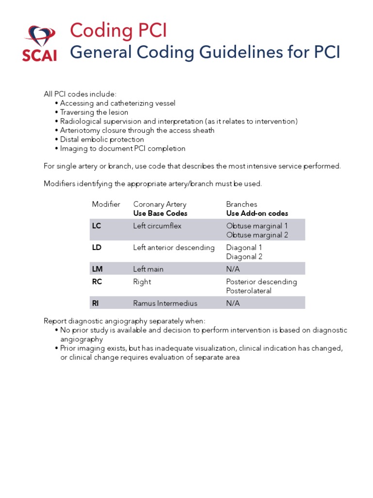 General Coding Guidelines for PCI | PDF