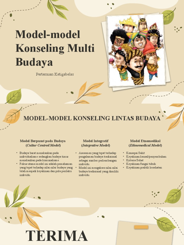Model-Model Konseling Multi Budaya | PDF