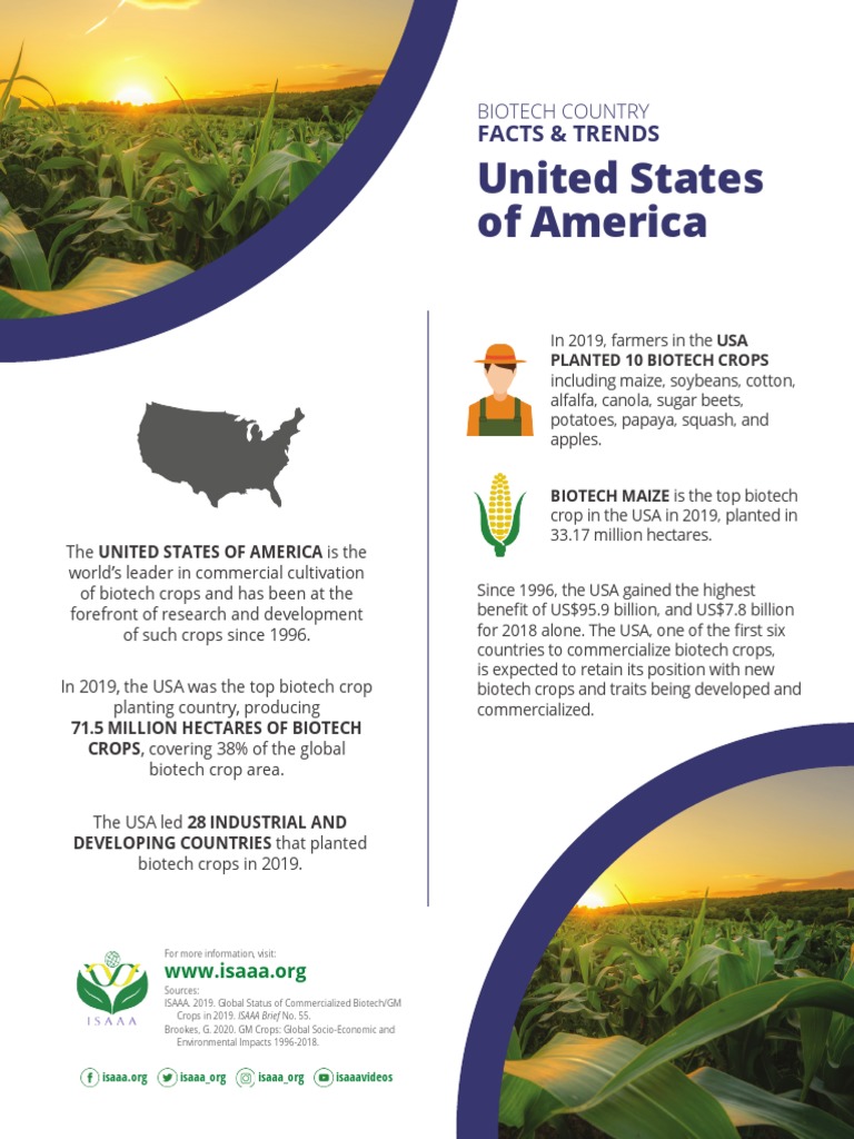 US Biotech Crop Trends 2019 | PDF | Social Science