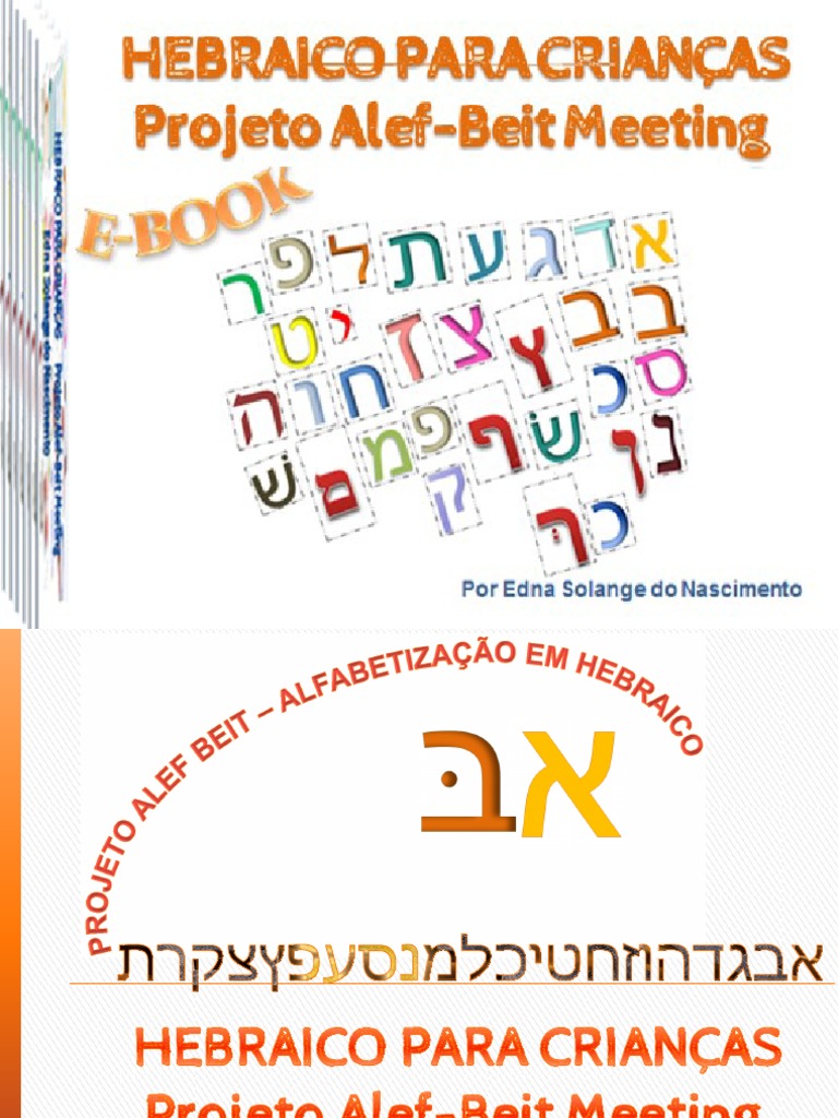 E-BOOK 3 Hebraico para Crianças Projeto Alef-Beit Meeting | PDF