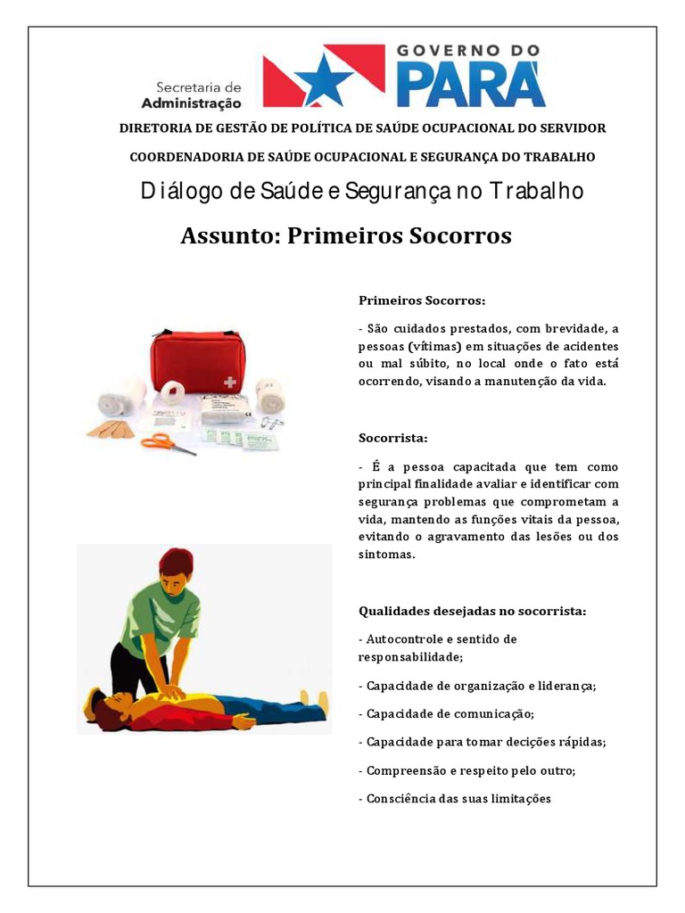 DDS 04 Primeiros Socorros | PDF
