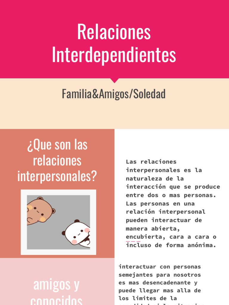 Relaciones Interdependientes | PDF