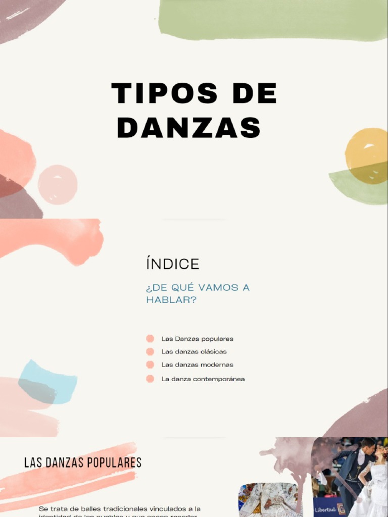 Tipos de Danza | PDF