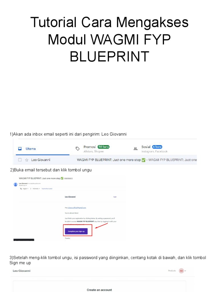 Tutorial Akses Modul | PDF