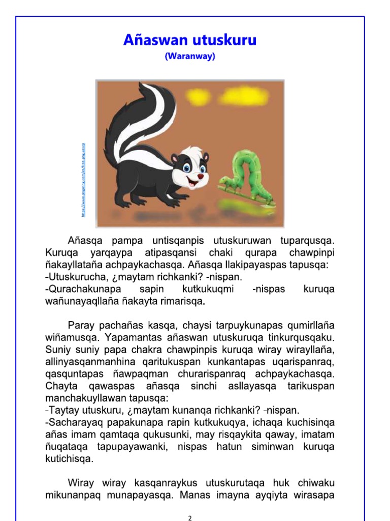 Añaswan Utuskuru | PDF