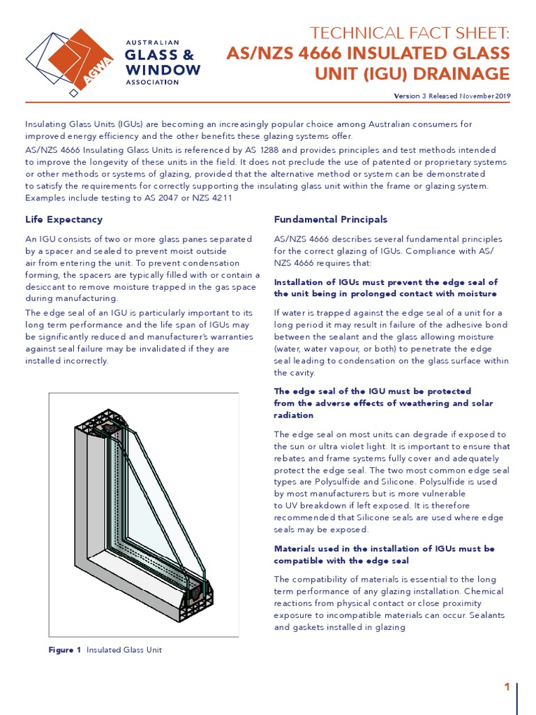 TFS IGU Drainage | PDF