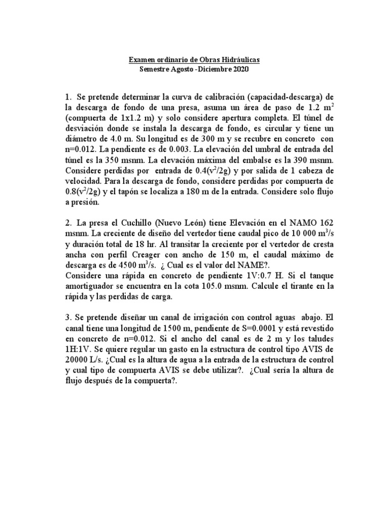 Ordinario 2020B | PDF