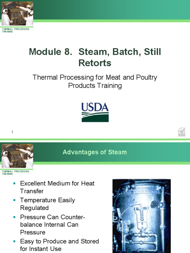 8 Steam Batch Still Retorts | PDF