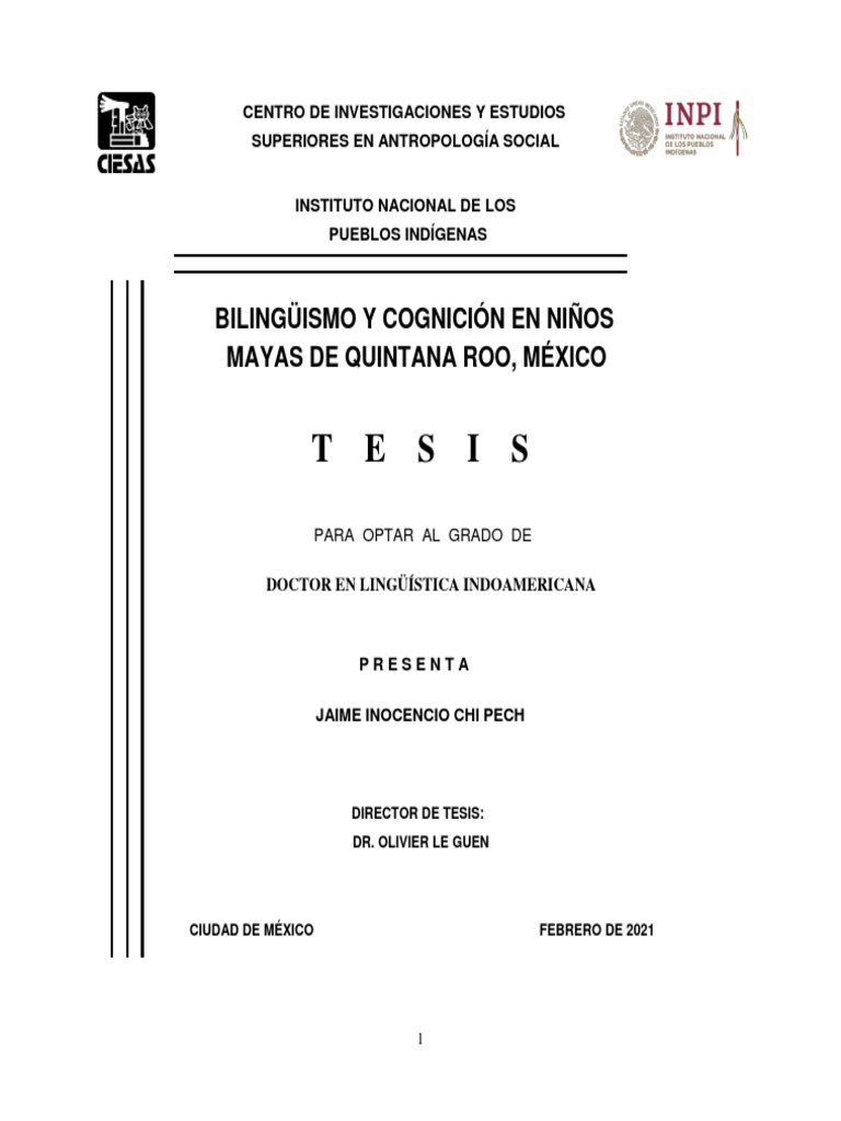 TE CH.P. 2021 Jaime Inocencio Chi Pech | PDF