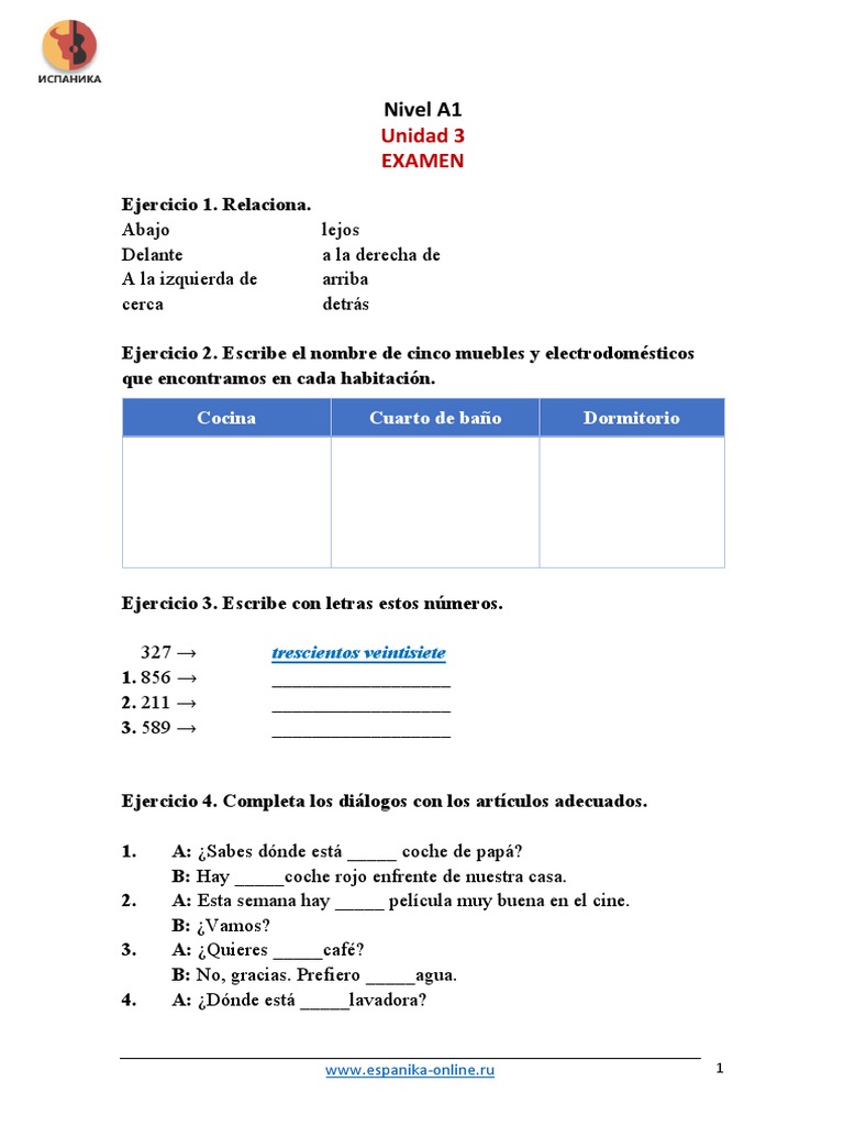Examen Unidad 3 | PDF