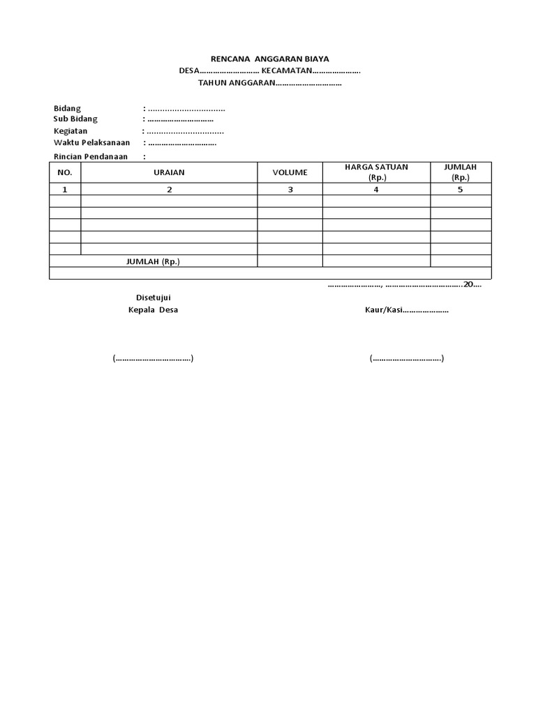 Contoh SPJ dan SPPD Perjalanan Dinas | PDF