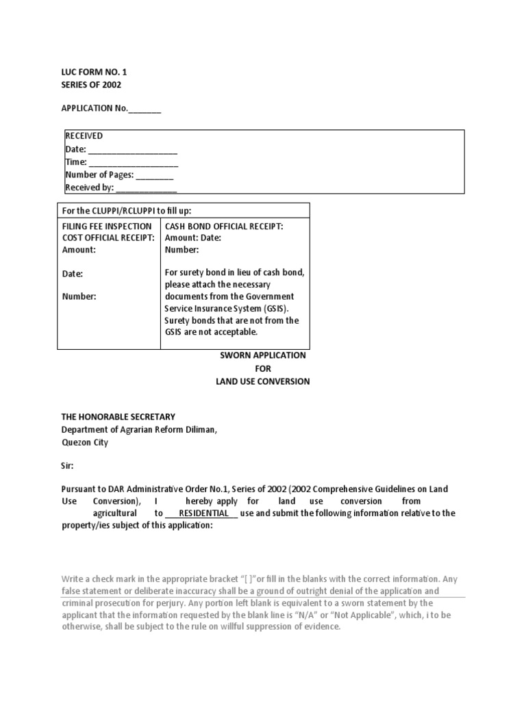 LUC FORM 1 vs1 | PDF