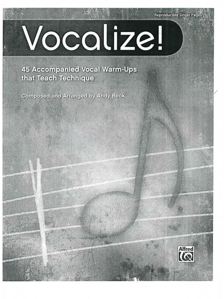 Vocalize Warm-Up Exercises | PDF