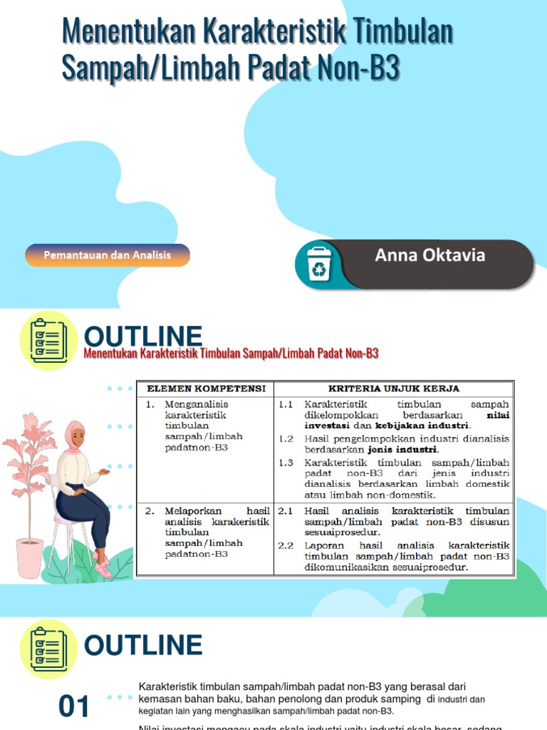 (Menentukan) Menentukan Karakteristik Timbulan Sampah Atau Limbah Non B3 | PDF