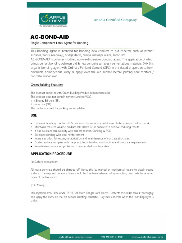 Ac Bond Aid 1 | PDF