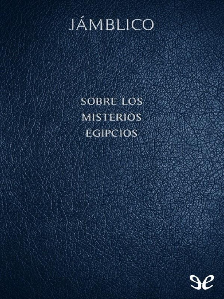 Jâmblico - Sobre Os Mistérios Egípcios | PDF