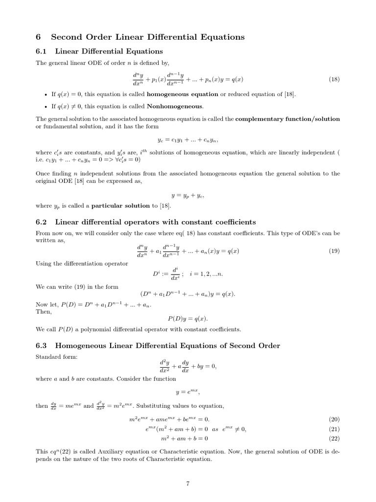 Lecture 02 ODE02 Updated | PDF