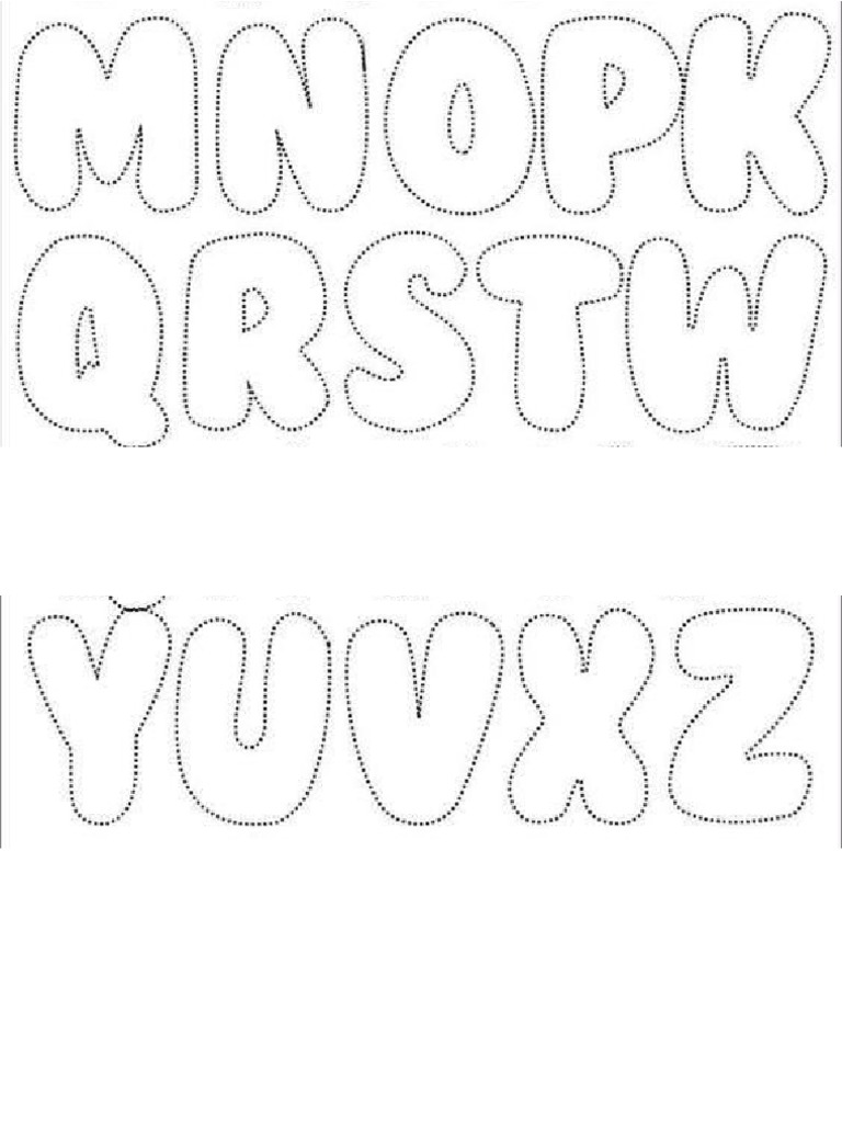 Moldes de Letras | PDF