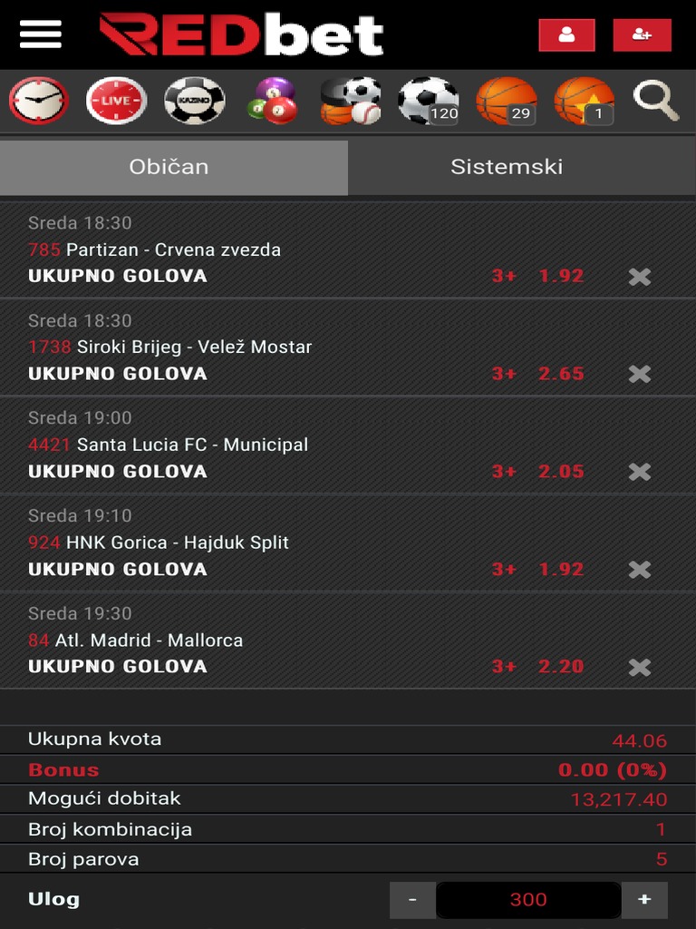 Sportska Kladionica RED BET | PDF