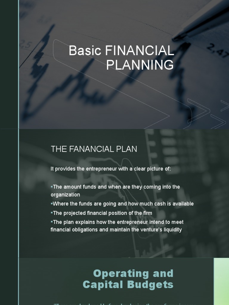 Basic Finance Planning | PDF