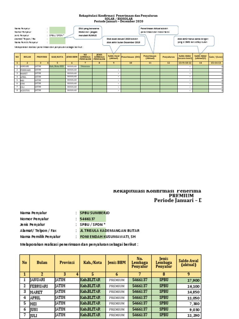 FORM KONFIRMASI Dan REKAP AUDIT BPK 2020 (1) 11 | PDF