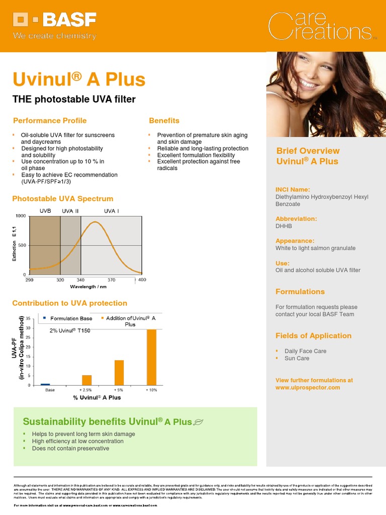 COS1802_BASF Uvinul_A_Plus | PDF