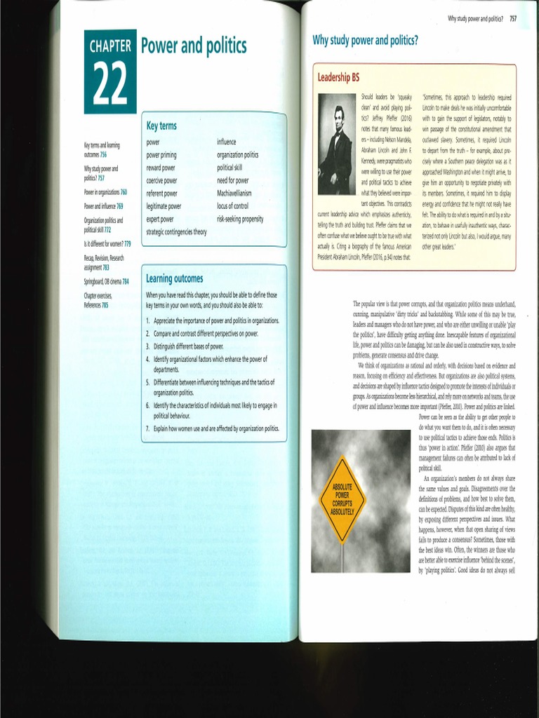 Buchanan and Huczynski (2019) - Chapter 22 | PDF