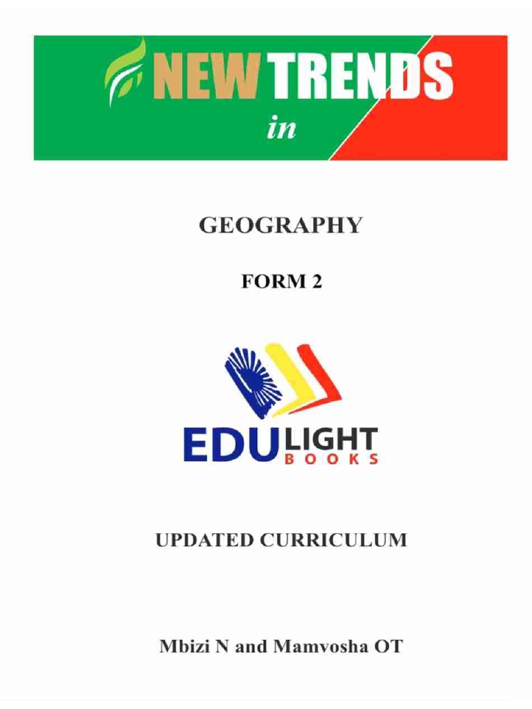 ZJC New Trends in Geography Form 2 | PDF