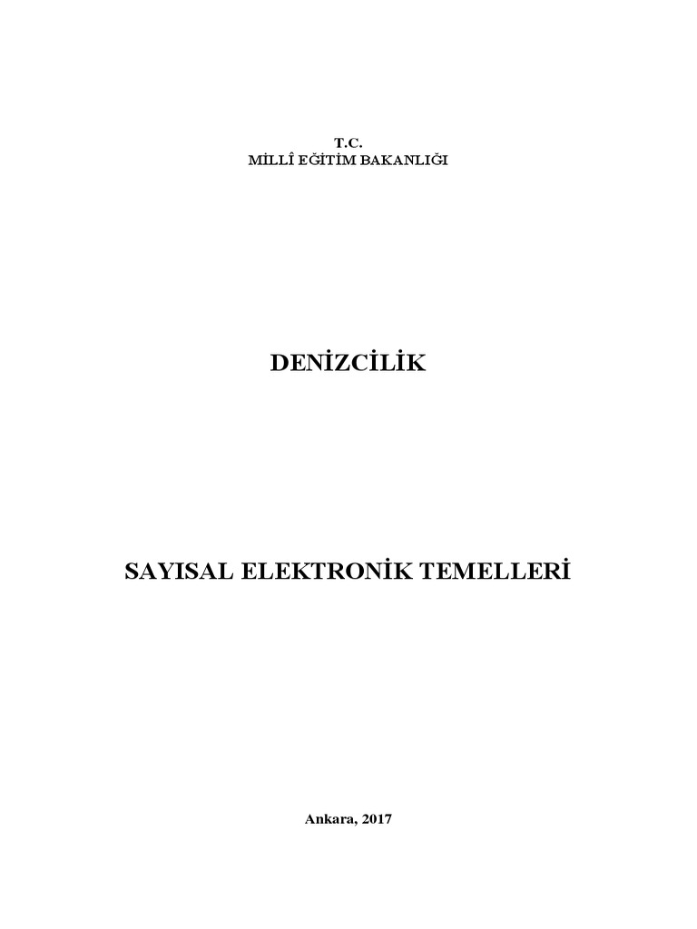 Sayısal Elektronik Temelleri | PDF