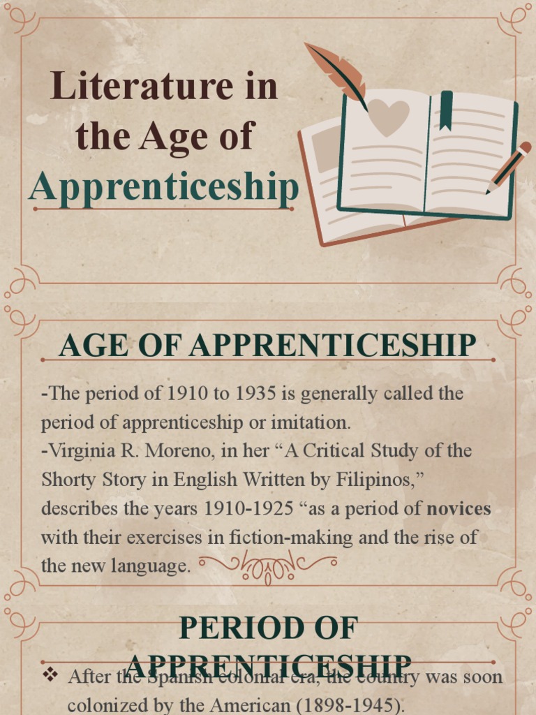 Philippine Literature: Age of Apprenticeship | PDF | History | Classics