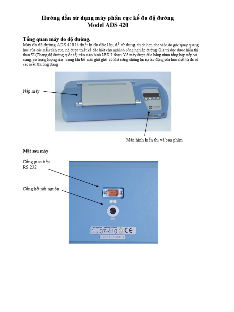 ADS420 Saccharimeter | PDF