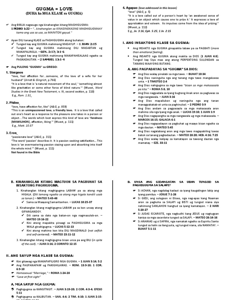 Duha Ka Mga Klase Sa Gugma by Joshua Notarte | PDF Duha Ka Mga Klase Sa Gugma by Joshua Notarte | PDF