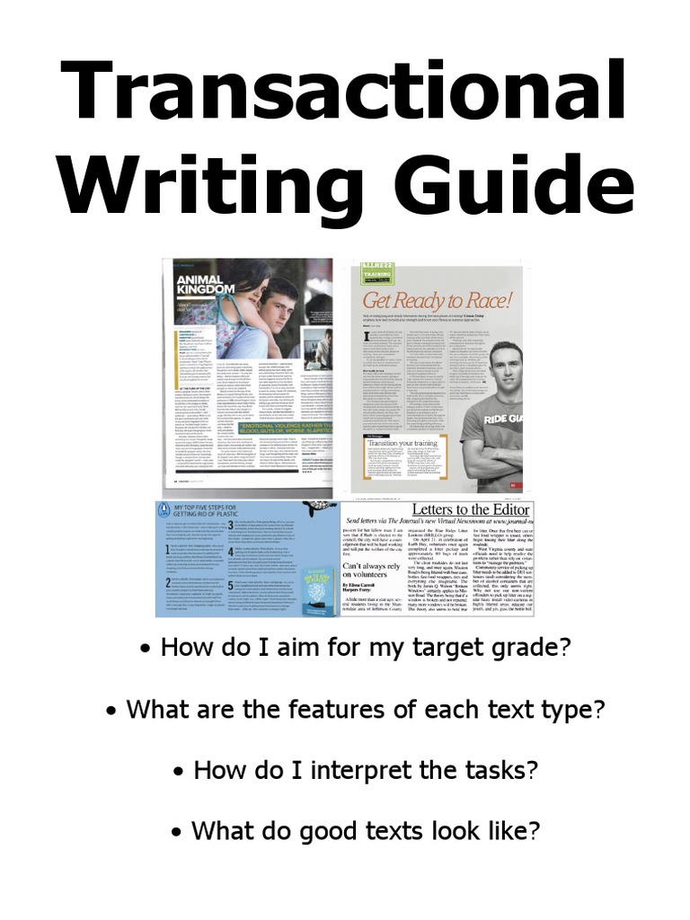 Transactional Writing Guide | PDF Transactional Writing Guide | PDF