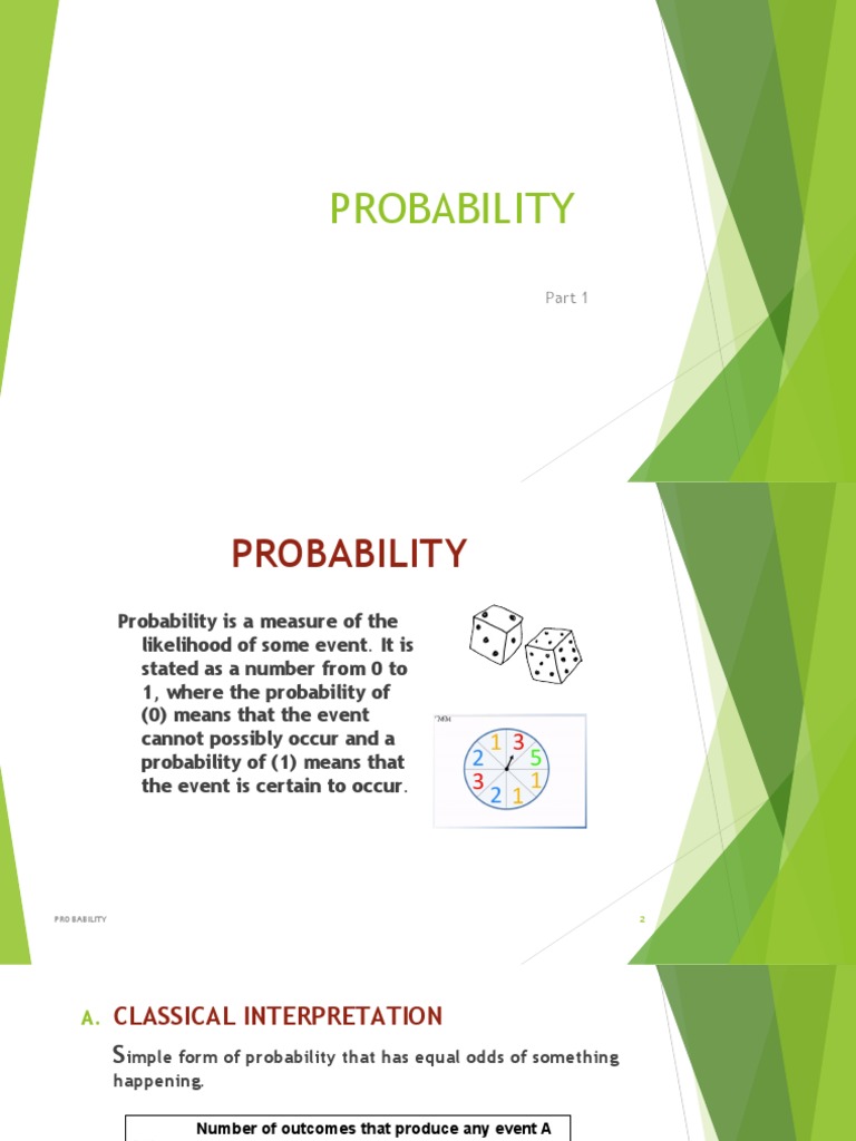 Understanding Probability Concepts | PDF
