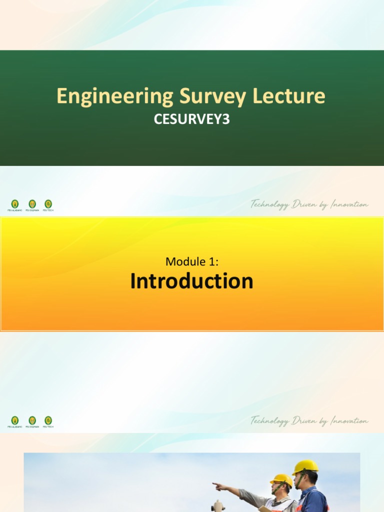 Module 01 - Introduction To Engineering Surveying | PDF