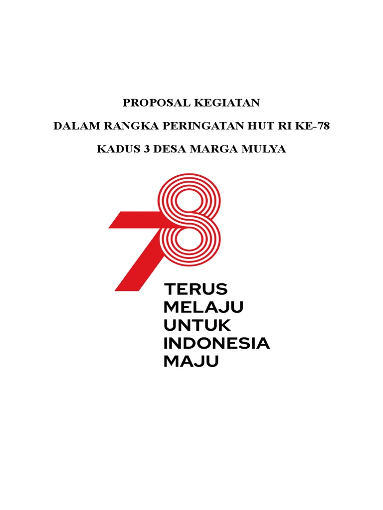 Proposal Kegiatan 17an Kadus 3 | PDF
