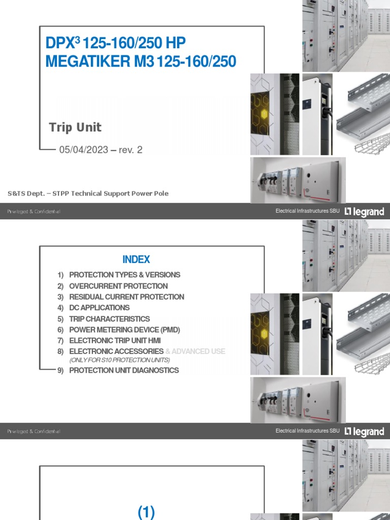 DPX 125-160-250 HP - Trip Unit - Rev 2 | PDF