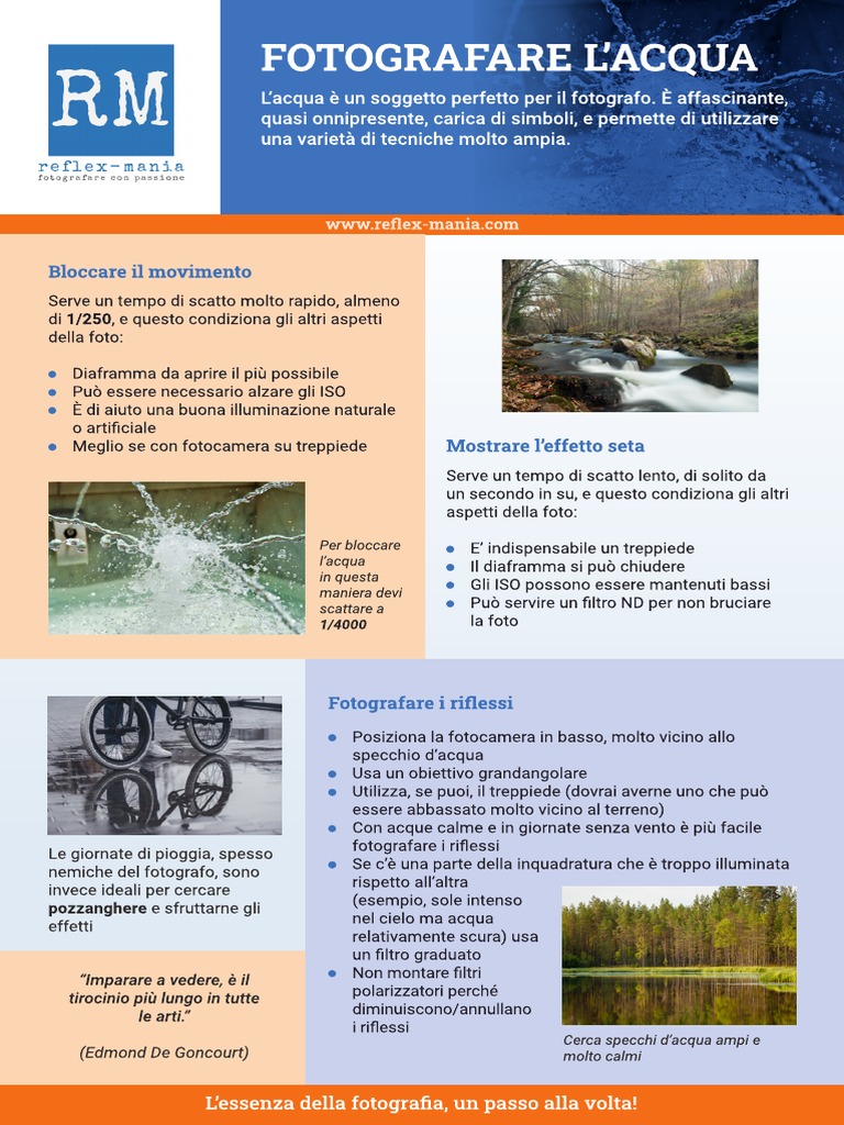 Fotografare L'acqua | PDF