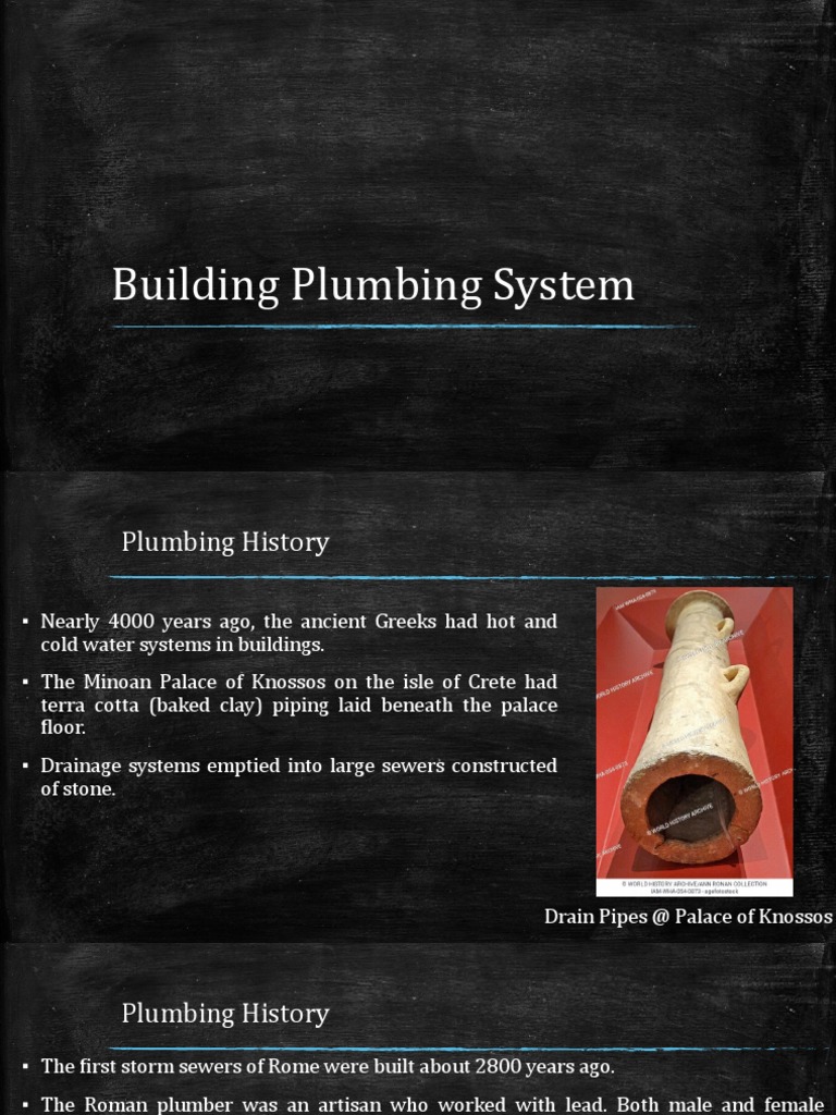 Building Plumbing System | PDF