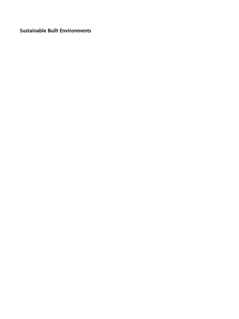 Vdoc - Pub Sustainable Built Environments | PDF Vdoc - Pub Sustainable Built Environments | PDF