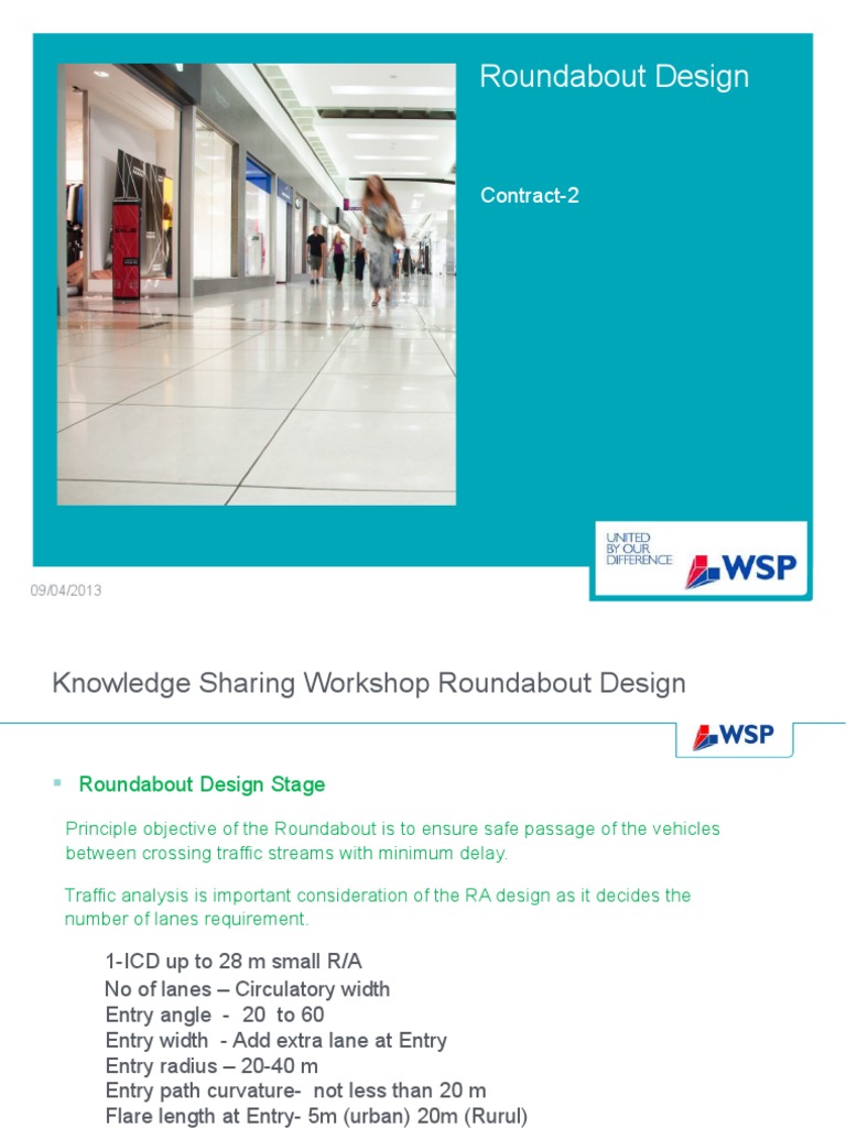 Roundabout Design Guidelines | PDF | Business | Computers