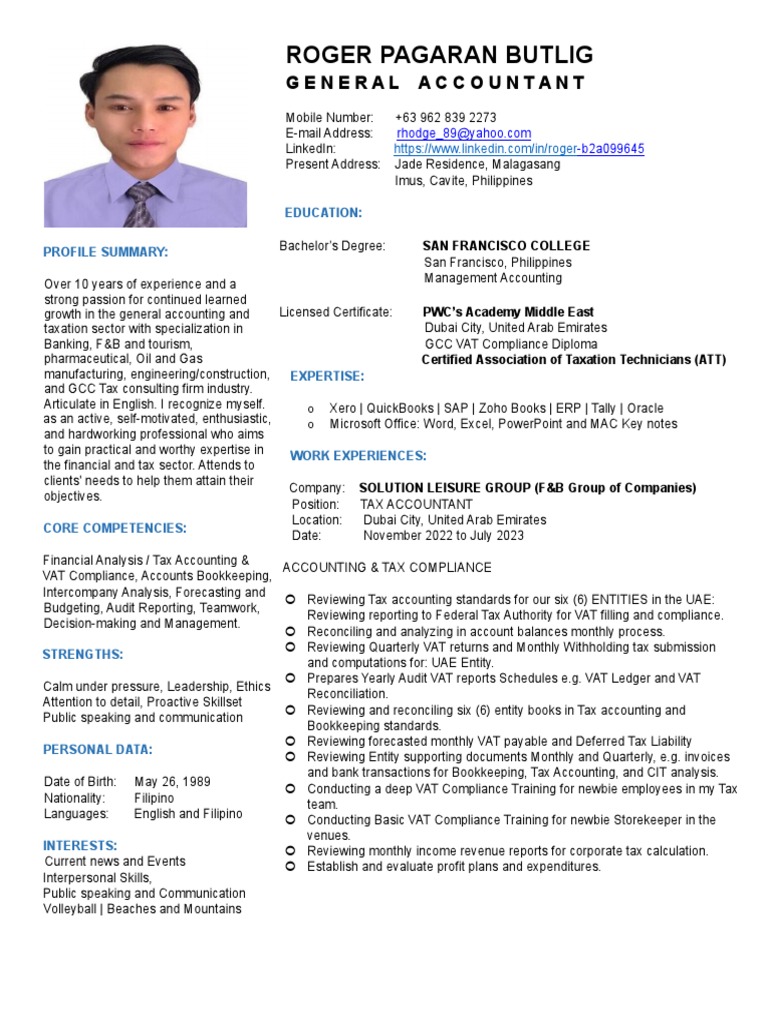 CV - Roger Butlig | PDF