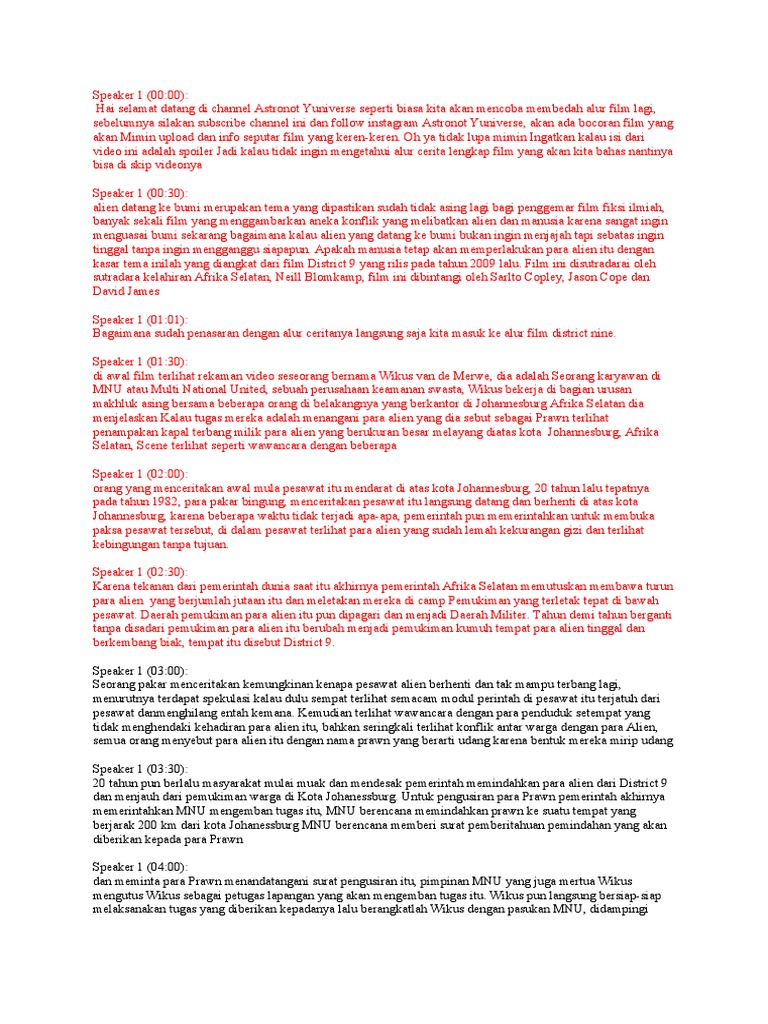 KETIKA JUTAAN ALIEN MENJADI TETANGGA KITA ALUR FILM DISTRICT 9 2009 ...