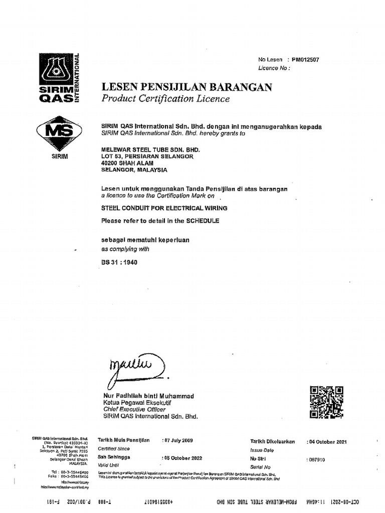 Conduit Pipe Bs31 | PDF
