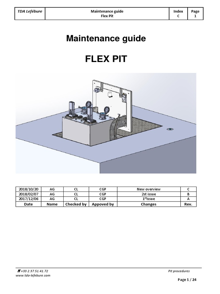 Maintenance Guide TDA Lefébure Flex Pit Rev C | PDF
