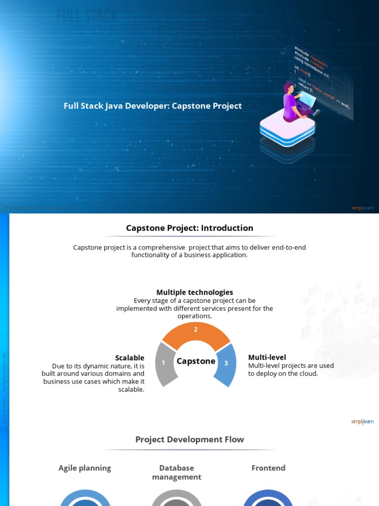 FSD Java Capstone Project | PDF