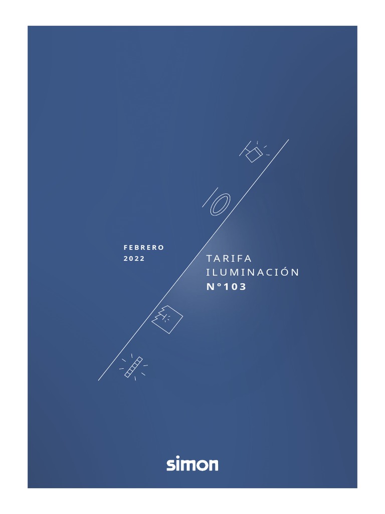Simon T103 ESP Iluminación | PDF